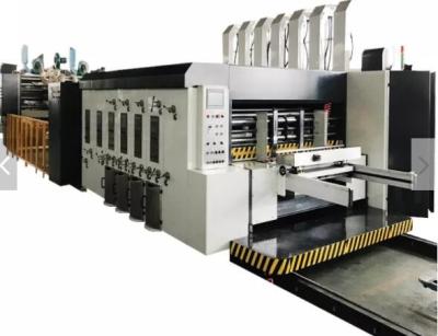 China Máquina de corte e vinco para impressora flexográfica caixa de papelão ondulado colagem à venda