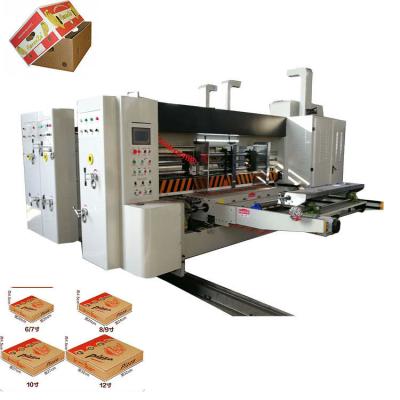 China Hydraulic Powered Pizza Box Making Machine Cardboard Die Cutting Machine Multicolor for sale