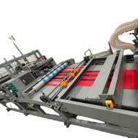 China Automatic Folder Gluer Press Pasting Corrugated Carton Box Machine 22.5KW for sale