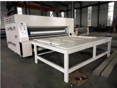 China Rotary Die Cutting Flexo Printing Slotting Machine Semi Auto High Performance for sale