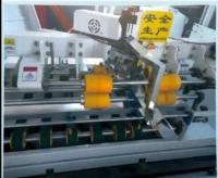 China Computerized Corrugated Box Folder Gluer Machine Stitching Carton for sale