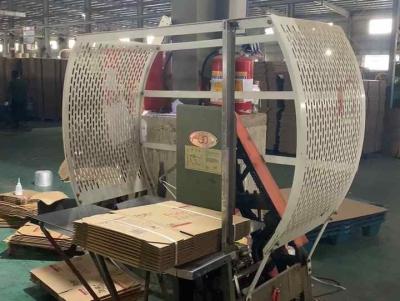 中国 PEテープノート結束 波紋紙箱製作機械 半自動 販売のため