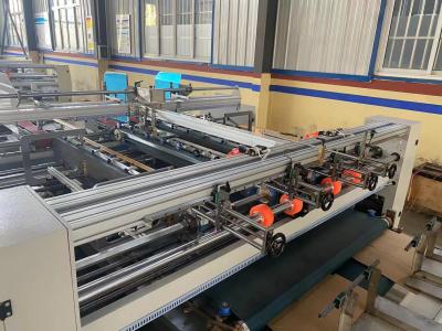 China Folder Gluer Pasting Corrugated Carton Box Machine Durable 220V for sale
