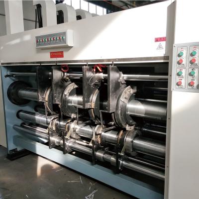 Cina Macchina avanzata per scatole di cartone ondulato Flexo Stampa a fessura a fessura Taglio a fessura ad alta produttività in vendita