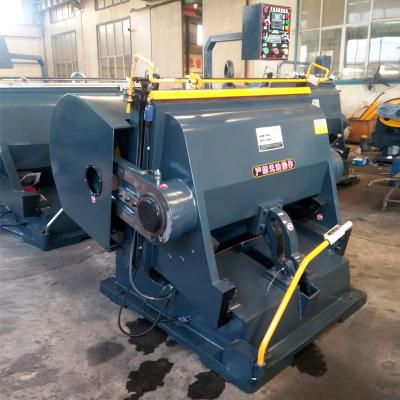 China Vast gegolfde doos maken machine handmatig kraken en sterven snijden Te koop