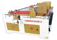 China Semi Pasting Carton Folder Gluer Machine Semi Automatic for sale