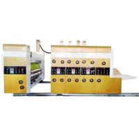 China Automatic Folder Gluer 18mm Flexo Printer Slotter Strapline Plc for sale