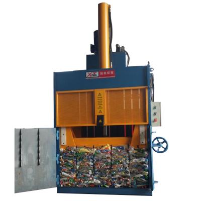 China Hydraulic Plc Vertical Cardboard Baler Baling Press Machine For Boxes for sale