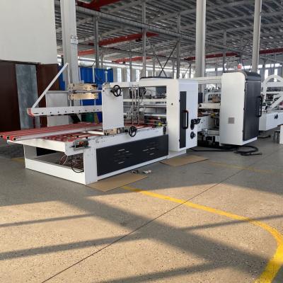 China Golf Kartonnen Automatische Gedreven de Machine Pneumatisch van Gluer van de Kartonomslag Te koop