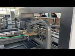 자동 폴더 변속기 판지 Gluer 기계 반 자동 2800mm