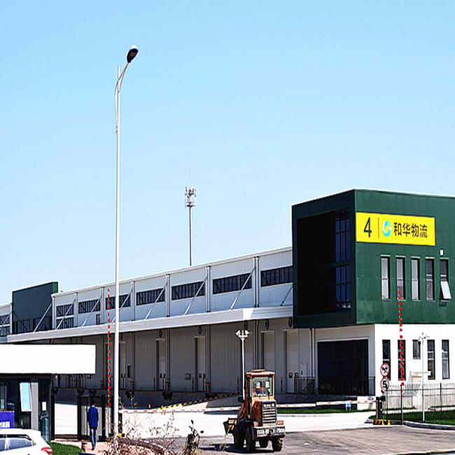 Steel building construction process