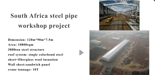 Installation process of steel frame structure