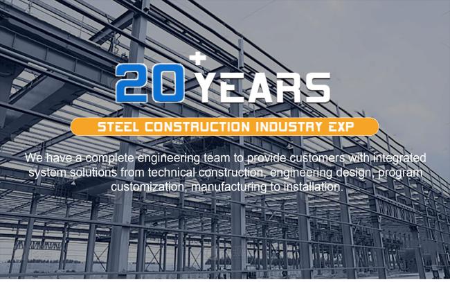Steel structure warehouse construction process