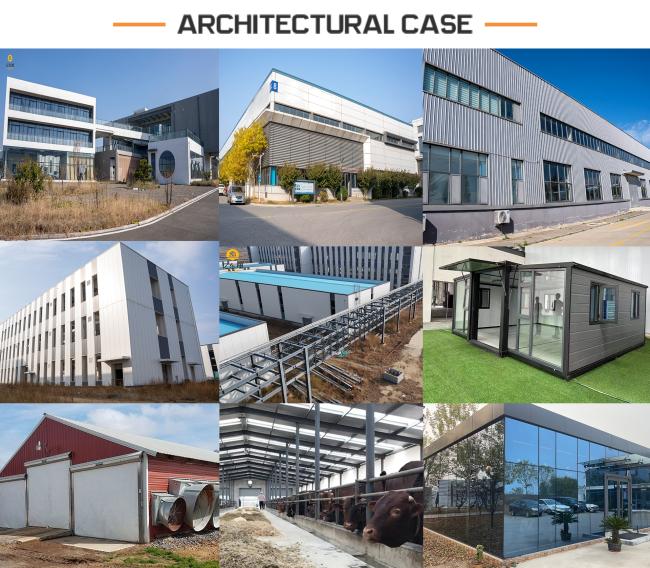 Steel warehouse with sliding doors