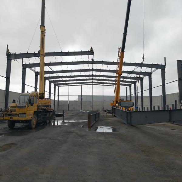 Quality Low Carbon Steel Frame Warehouse Q235B Q345B H-Section CE Certified for sale
