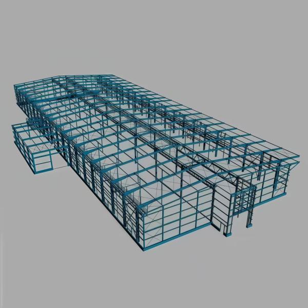 Quality Customizable Steel Frame Warehouse Workshop with Thermal Insulation for sale