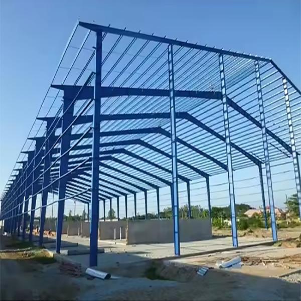 Quality Prefab H-Section Steel Structure Workshop with Bridge Crane for sale