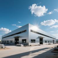 Quality Prefab Steel Portal Frame Workshop Building with H-Section Beams for sale