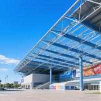 Quality Prefab Steel Structure Badminton Court Gymnasium Building for sale