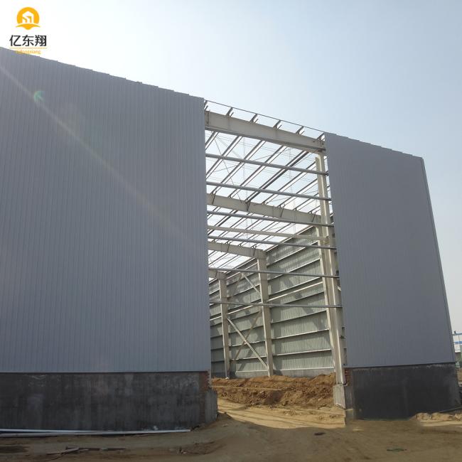 Prefab steel building installation process