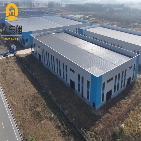 Quality Galvanized Prefab Steel Hangar Building with Sandwich Panel Walls for sale