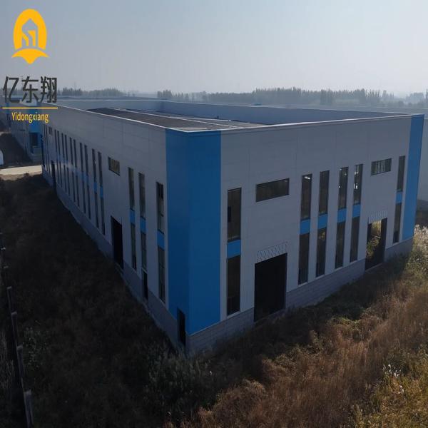Quality Galvanized Prefab Steel Hangar Building with Sandwich Panel Walls for sale