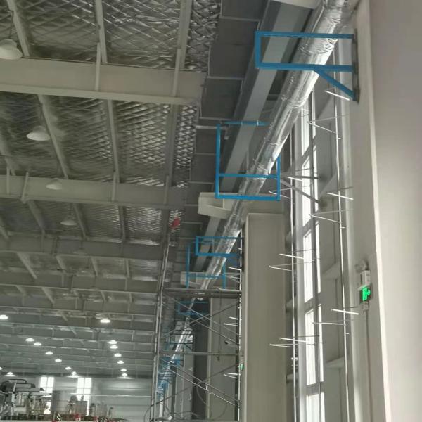 Quality Multi Storey Steel Structure Building , Prefab Steel Workshop With Round Tube for sale