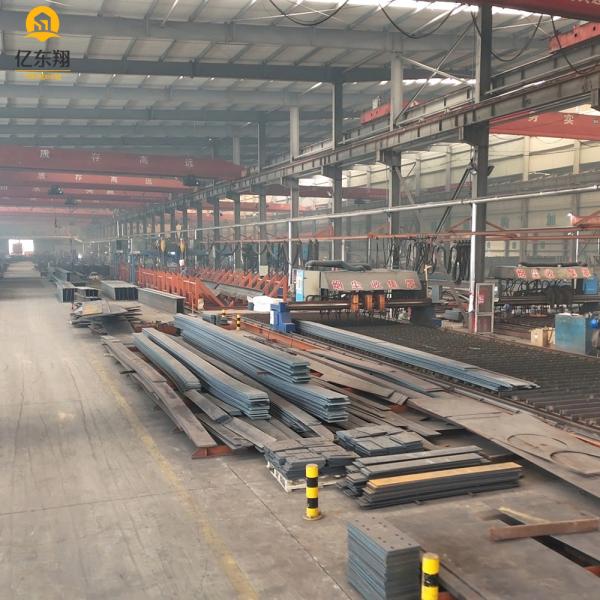 Quality Steel Structure Prefab Warehouse Building With Welded H Section Column And Beam for sale