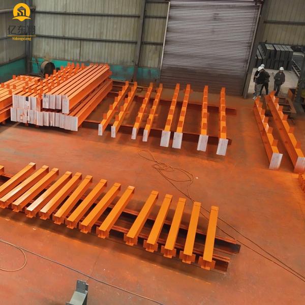 Quality Steel Structure Prefab Warehouse Building With Welded H Section Column And Beam for sale