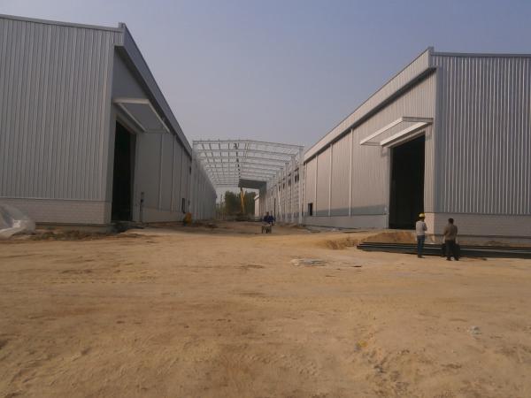 Quality Customizable Prefabricated Steel Structure Warehouse With Steel Color Sheet for sale