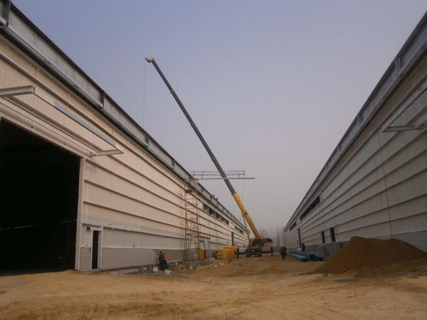 Quality Customizable Prefabricated Steel Structure Warehouse With Steel Color Sheet for sale