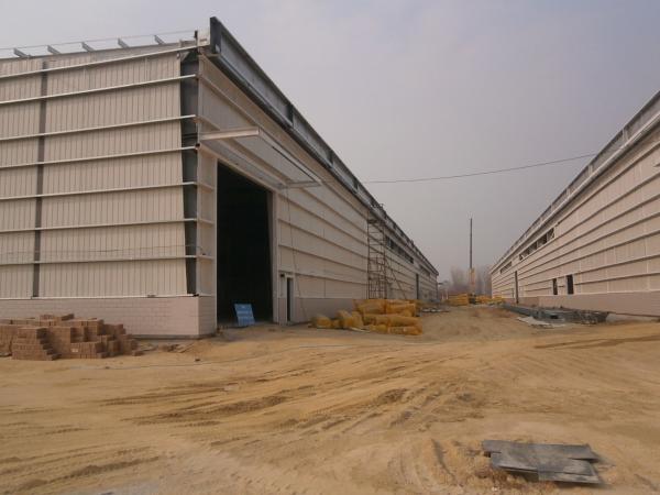 Quality Customizable Prefabricated Steel Structure Warehouse With Steel Color Sheet for sale