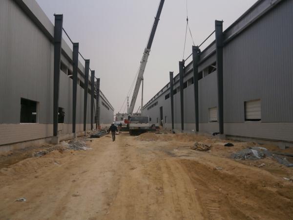 Quality Customizable Prefabricated Steel Structure Warehouse With Steel Color Sheet for sale