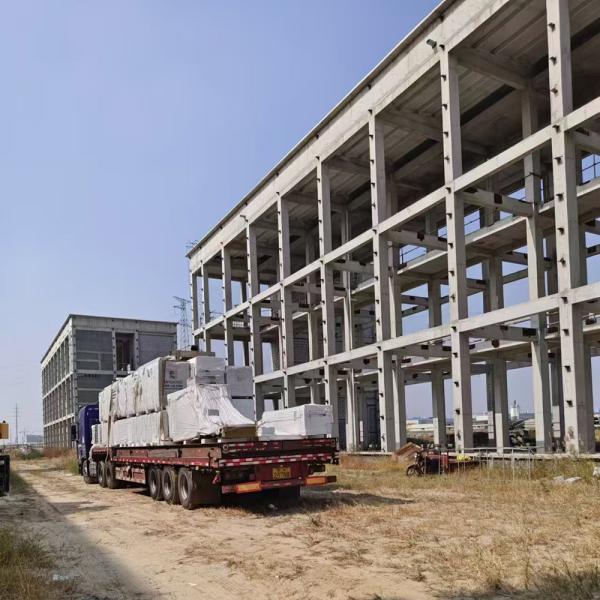 Quality Prefabricated Steel Structure Workshop with Q355 Frame and Sandwich Panels for sale