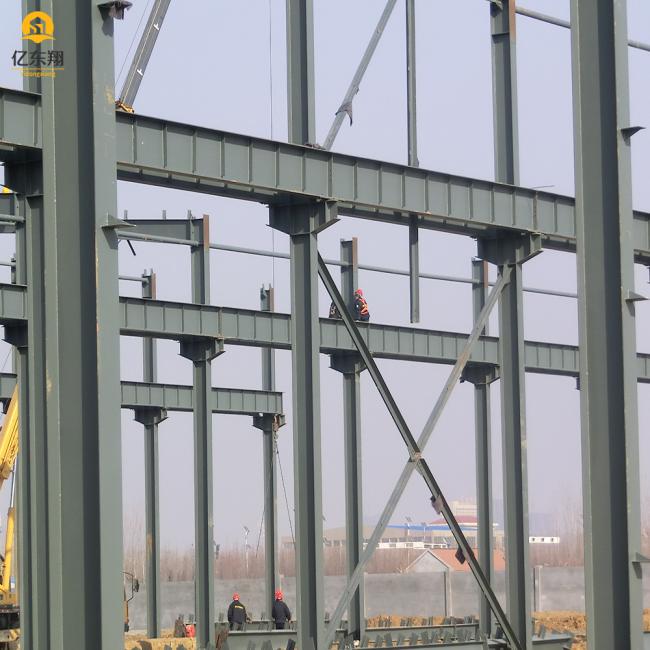Steel structure building completed interior