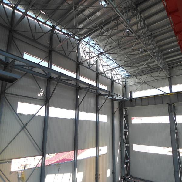 Quality Modern Steel Structure Building with Welded H Columns for sale