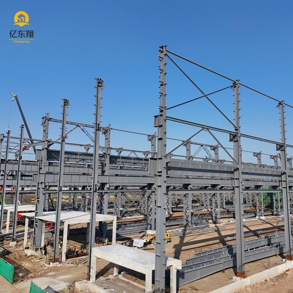 Quality Eco Friendly Steel Structure Prefab Building With Bolt Connection / Aluminum Alloy Window for sale