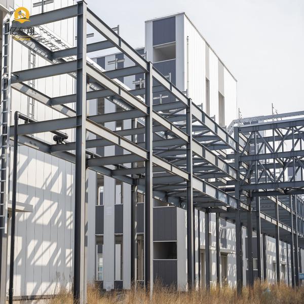 Quality Eco Friendly Steel Structure Prefab Building With Bolt Connection / Aluminum for sale