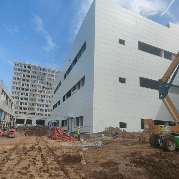 Quality Prefabricated Steel Structure Building with PU Sandwich Panel for sale