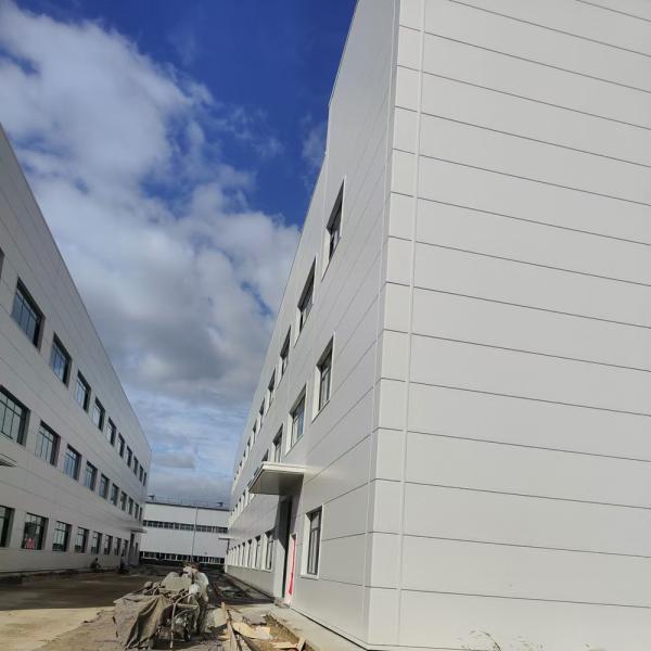 Quality Prefabricated Steel Structure Building with PU Sandwich Panel for sale