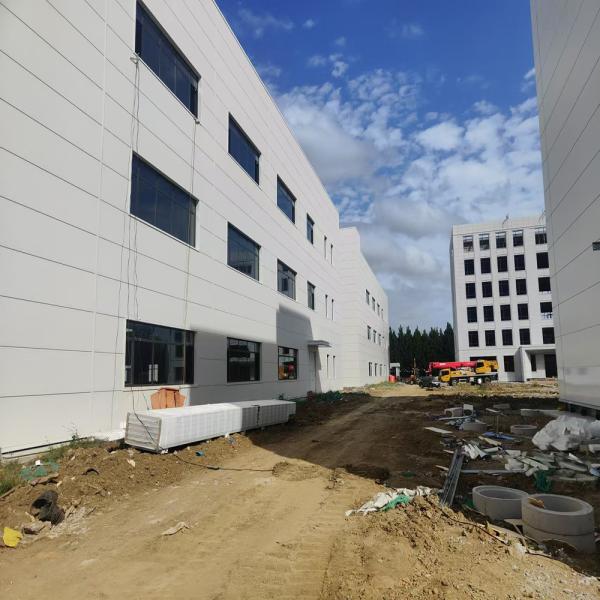 Quality Prefabricated Steel Structure Building with PU Sandwich Panel for sale