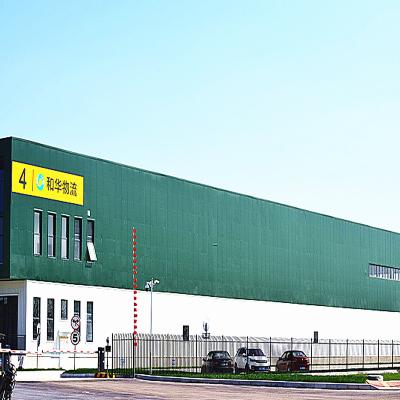 China Prefab Steel Warehouse Building with 50-Year Lifespan for sale