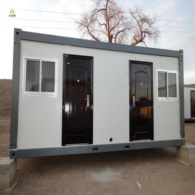 China Galvanized Steel Prefabricated Container House with Glass Wool Panels for sale