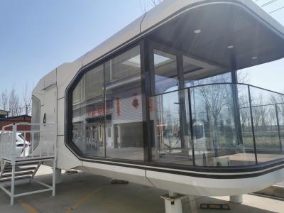 China Space Capsule Container House Prefab Modular Hotel with Glass Wool Insulation for sale