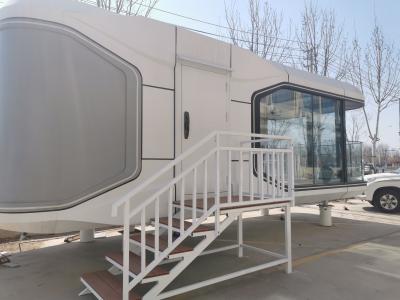 China Space Capsule Container House Prefab Modular Hotel with Glass Wool Insulation for sale