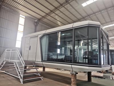 China Space Capsule Container House Prefab Modular Hotel with Glass Wool Insulation for sale