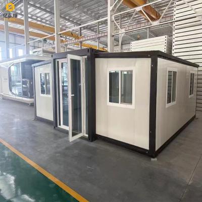 China Prefab Steel Frame Expandable Container House with Sandwich Panels for sale