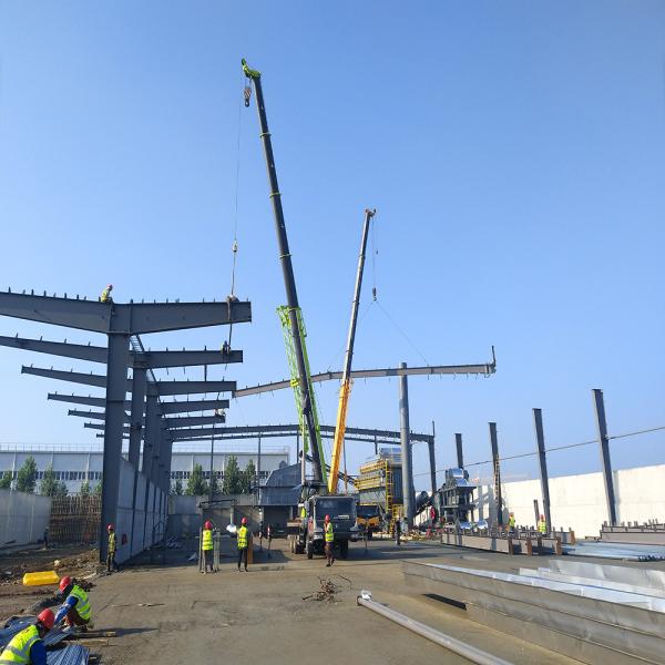 Quality Custom Steel Frame Factory Warehouse Q355B Structure for sale