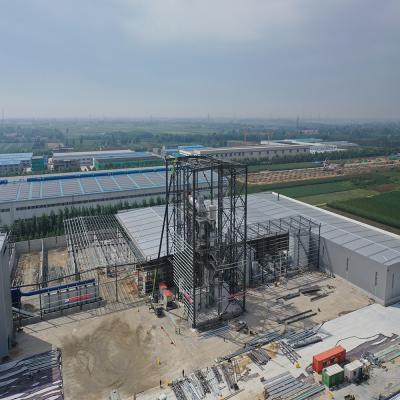 China Custom Steel Frame Factory Warehouse Q355B Structure for sale