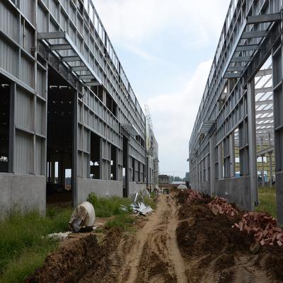 China Custom Steel Frame Factory Warehouse Q355B Structure for sale